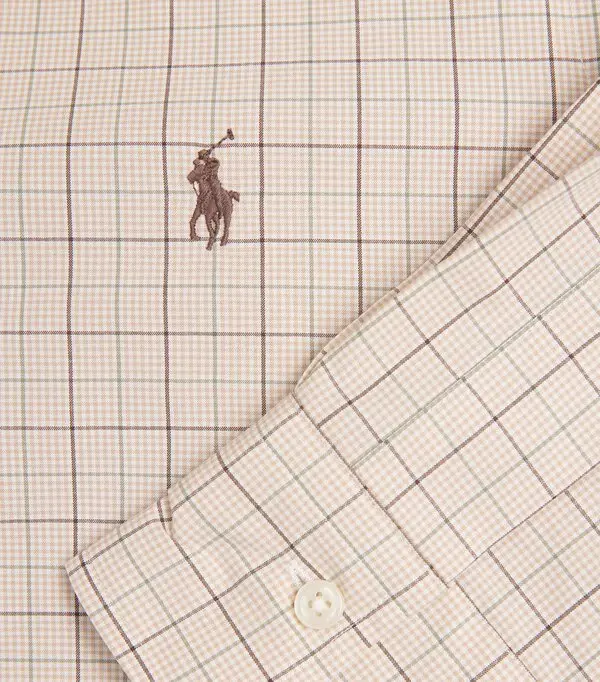 Polo Ralph Lauren Stretch-cotton Check Custom Fit Shirt