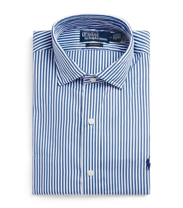 Polo Ralph Lauren Cotton Stripe Custom Fit Shirt