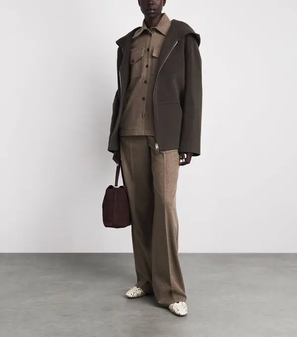 Kiton Virgin Wool-cashmere Overshirt