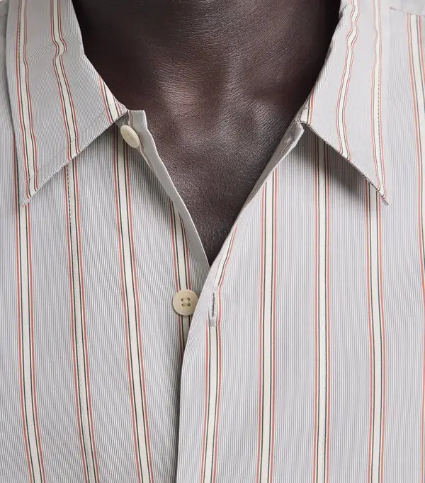NN.07 Supima Cotton Stripe Short-sleeve Shirt