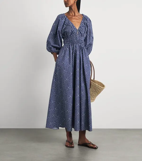 Matteau Organic Cotton Paisley Maxi Dress