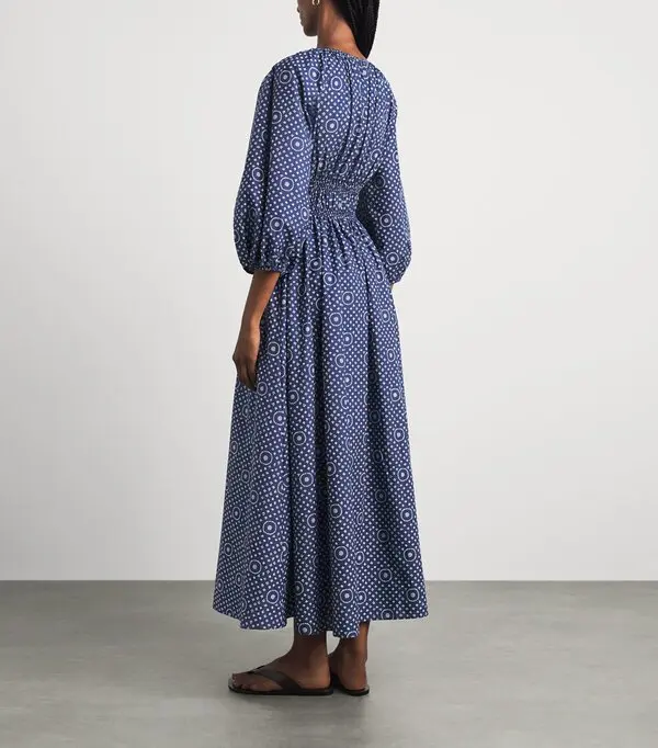 Matteau Organic Cotton Paisley Maxi Dress