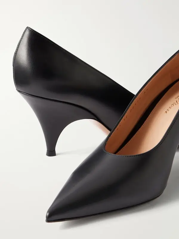 GIANVITO ROSSI Sofia 70 Leather Pumps