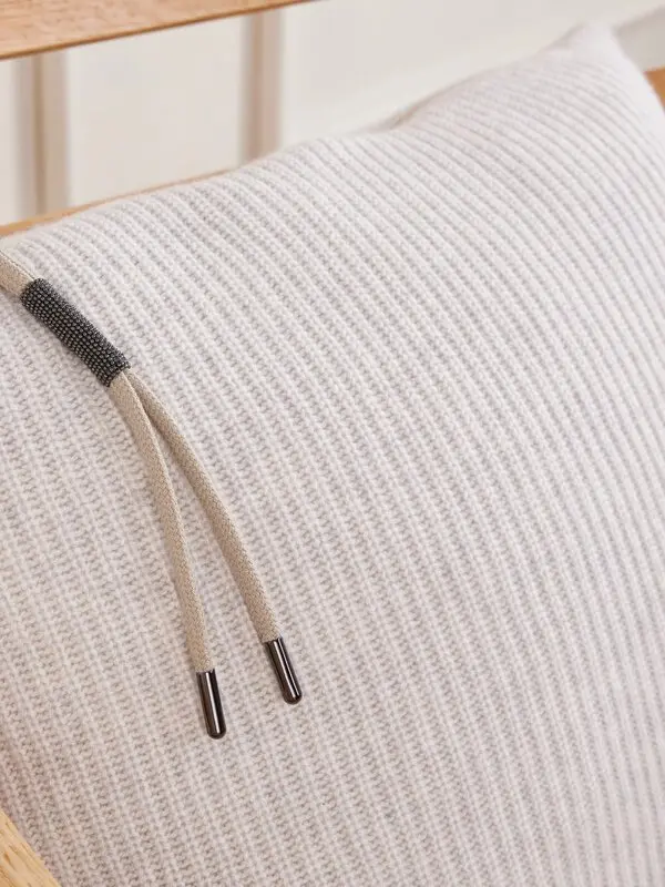 Brunello Cucinelli Ribbed-knitted Cashmere Cushions
