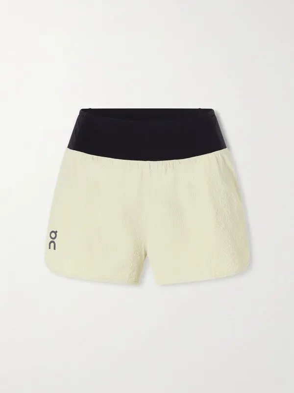 On Volt Crinkled-shell Shorts - Neutrals