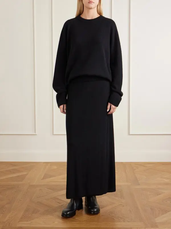 THE ROW Sibem Wool And Cashmere-blend Sweater