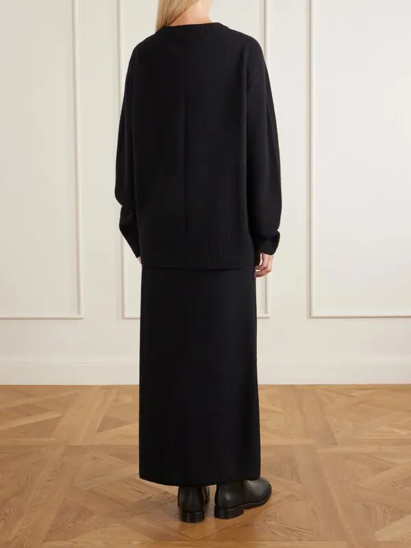 THE ROW Sibem Wool And Cashmere-blend Sweater