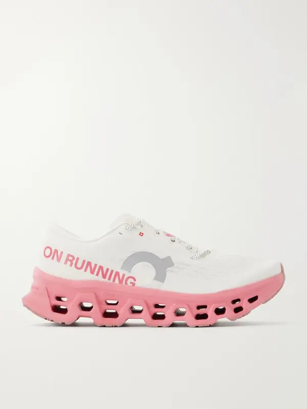 On Cloudmonster 3 Fabric-knitted Performance Sneakers