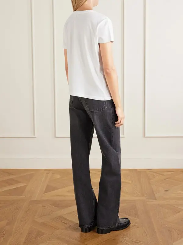AGOLDE Adine Cotton-jersey T-shirt