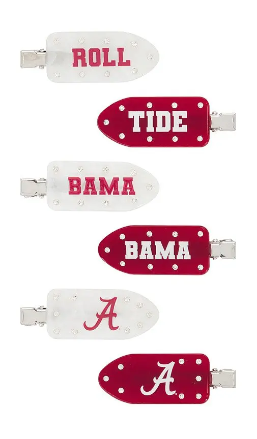 Baublebar University Of Alabama Hair Clip Set - Red