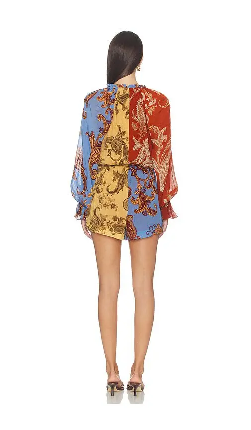 Hemant & Nandita Printed Crepe Romper