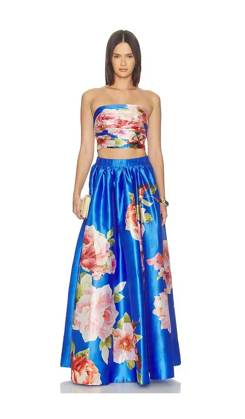 Hemant & Nandita Strapless Shoulder Top