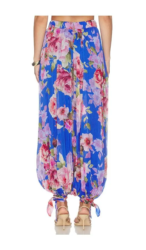 Hemant & Nandita Printed Chiffon Harem Pants