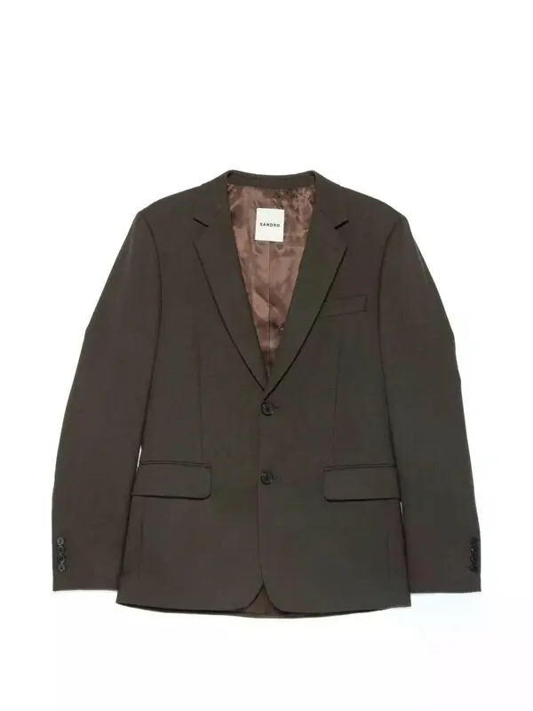Sandro Tailored-collar Slim-fit Blazer