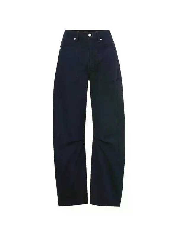Veronica Beard Sloan Barrel-leg Jeans - Blue