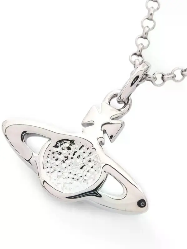 VIVIENNE WESTWOOD Tone Rhinestone Embellished Orb Pendant Necklace