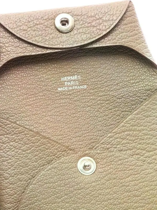 Hermès 2021 Bastia Coin Purse - Neutrals