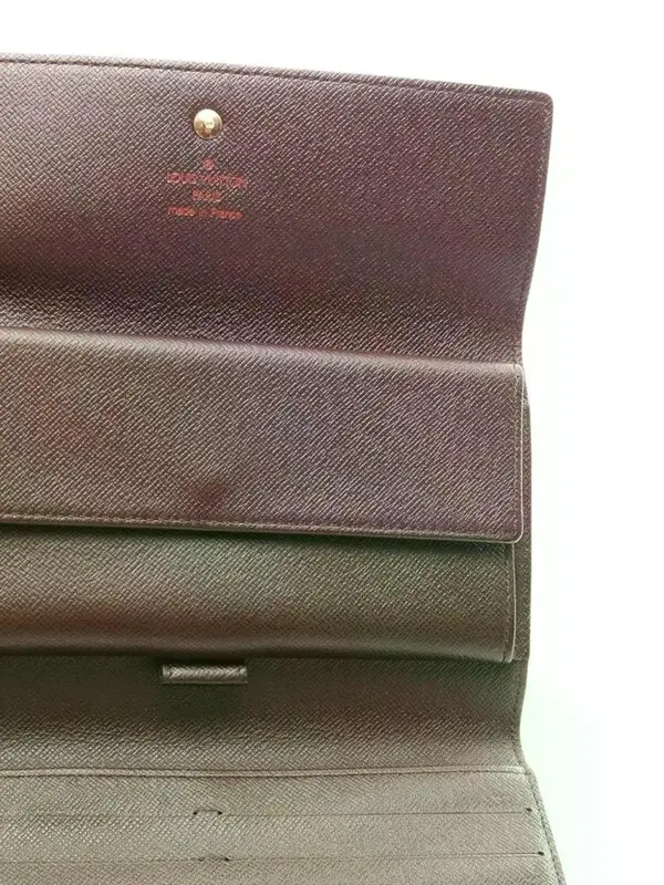 LOUIS VUITTON 2002 Damier Ebene Trifold Wallet