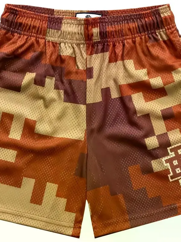 ERIC EMANUEL Pixelated-camouflage Shorts