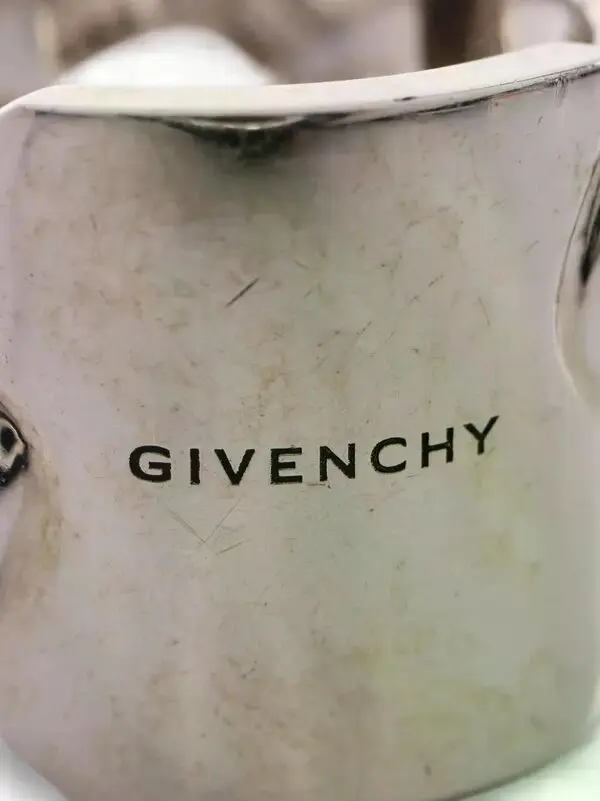 Givenchy Tone Chain-link Logo Ring