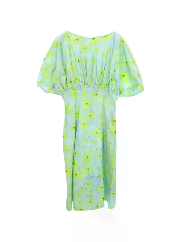 Marni 2010s Floral-print Dress - Green