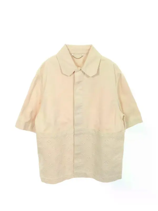 LOUIS VUITTON 2010s Monogram-embossed Shirt