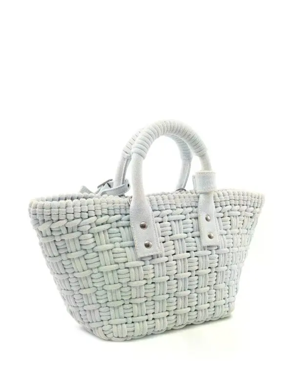 Balenciaga 2000s Bistro Basket Tote Bag - Blue