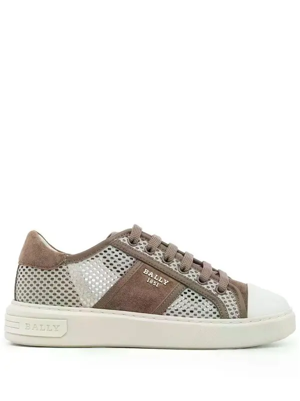 Bally Mesh-panelled Lace-up Sneakers