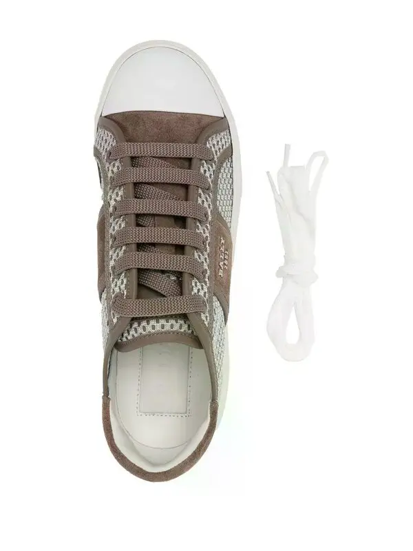 Bally Mesh-panelled Lace-up Sneakers