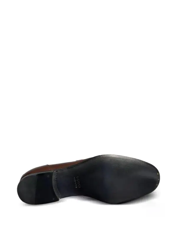 Gucci Web-stripe Horsebit Flat Loafers