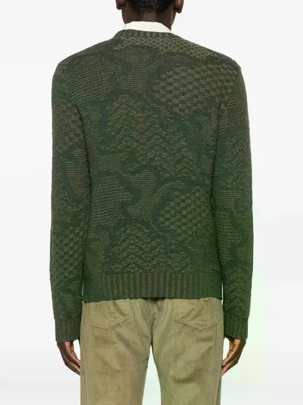 Etro Intarsia-knit Crew-neck Sweater