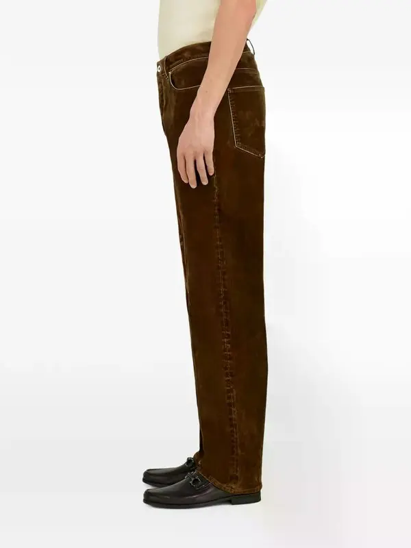 FERRAGAMO Five-pocket Straight Leg Trousers