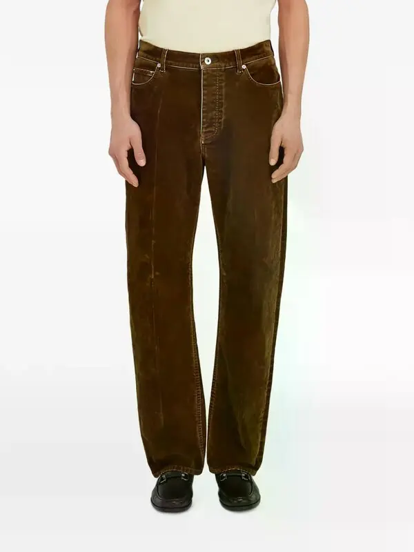 FERRAGAMO Five-pocket Straight Leg Trousers