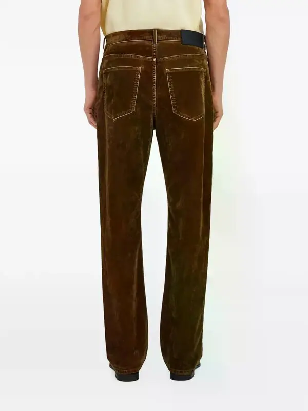 FERRAGAMO Five-pocket Straight Leg Trousers