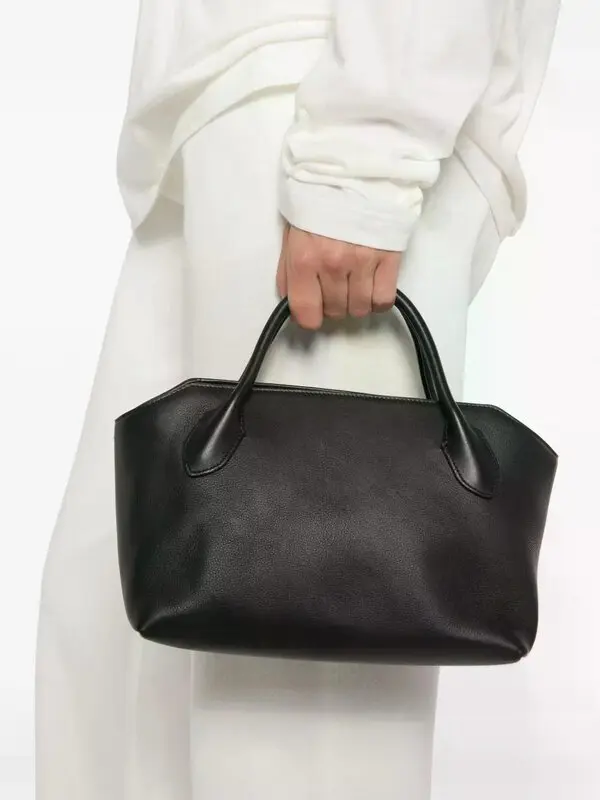 THE ROW Terrasse Bauletto Shoulder Bag - Black