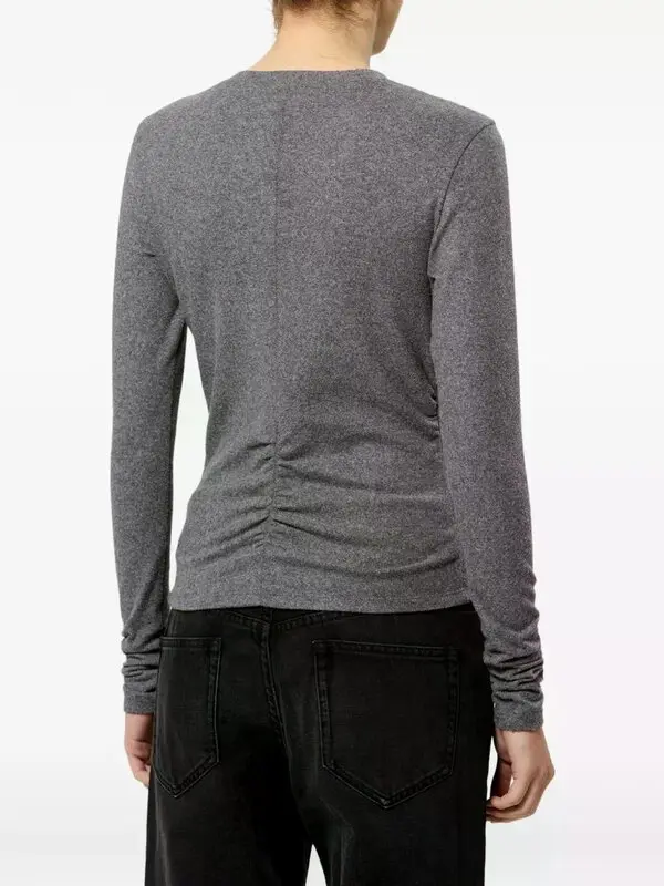 MARANT ETOILE Ruched Long-sleeve Top