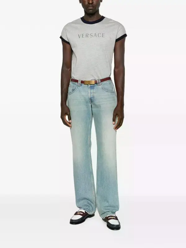 Versace Logo-print Reversible T-shirt