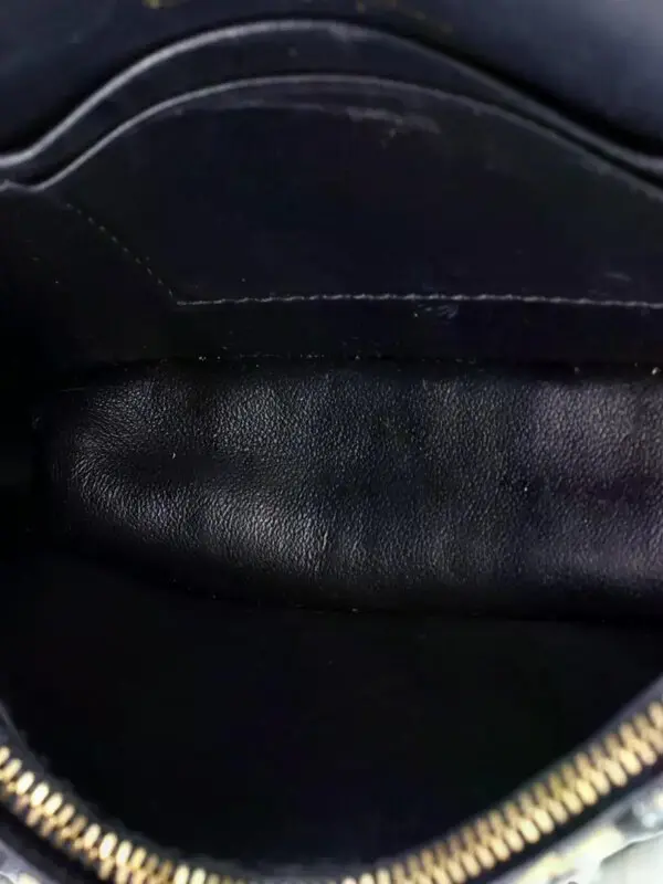 Dior Saddle Chain Pouch Oblique Canvas Shoulder Bag