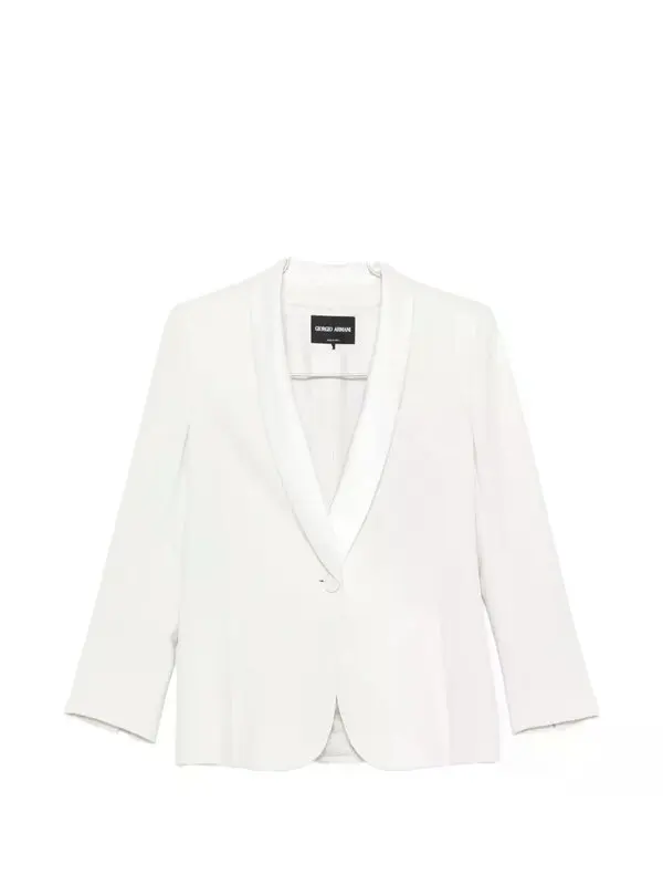 Giorgio Armani Shawl-lapel Single-breasted Blazer