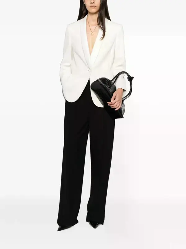 Giorgio Armani Single-breasted Blazer With Shawl Lapel