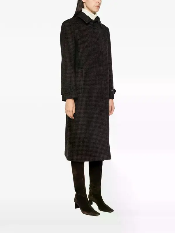 Tagliatore Bethany Houndstooth-pattern Coat