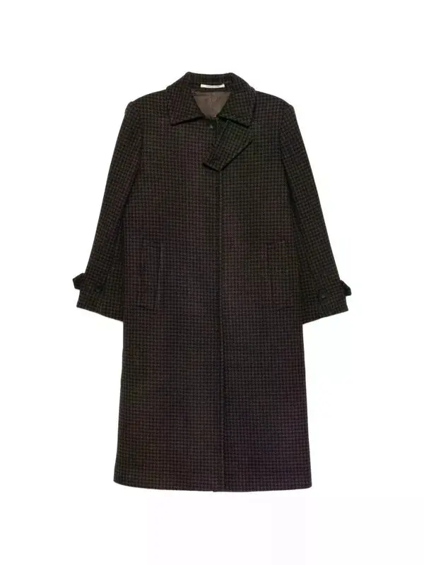 Tagliatore Bethany Houndstooth Coat