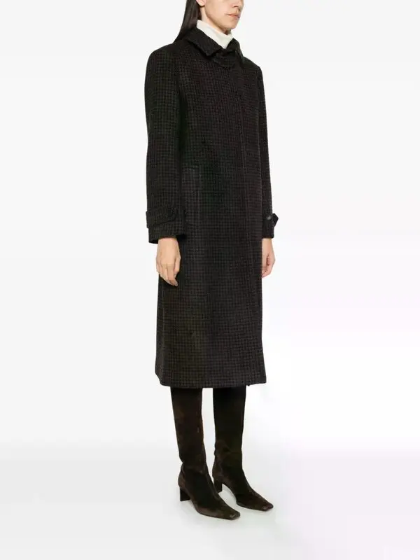 Tagliatore Bethany Houndstooth Coat