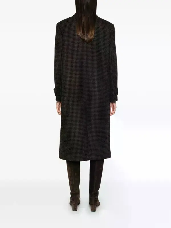Tagliatore Bethany Houndstooth Coat