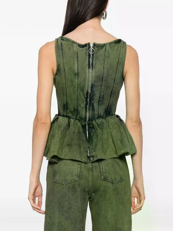 MARQUES' ALMEIDA Peplum Corset Top