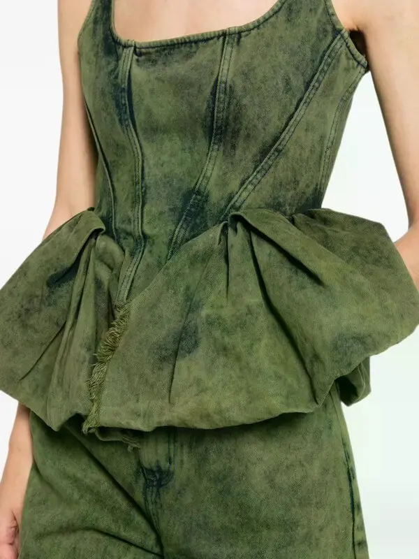 MARQUES' ALMEIDA Peplum Corset Top