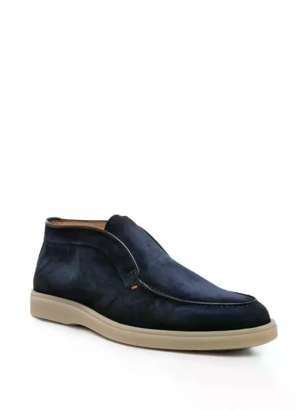 Santoni Detroit Suede Desert Boots