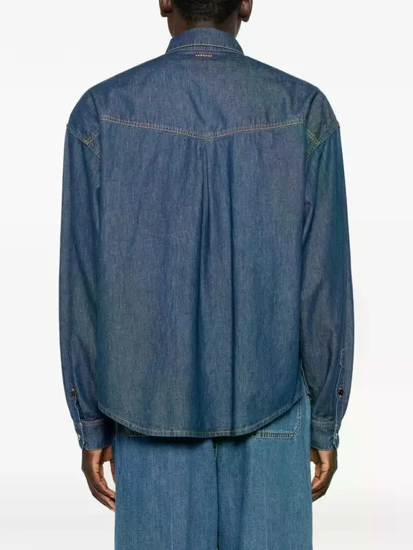 Versace Logo-embroidered Shirt