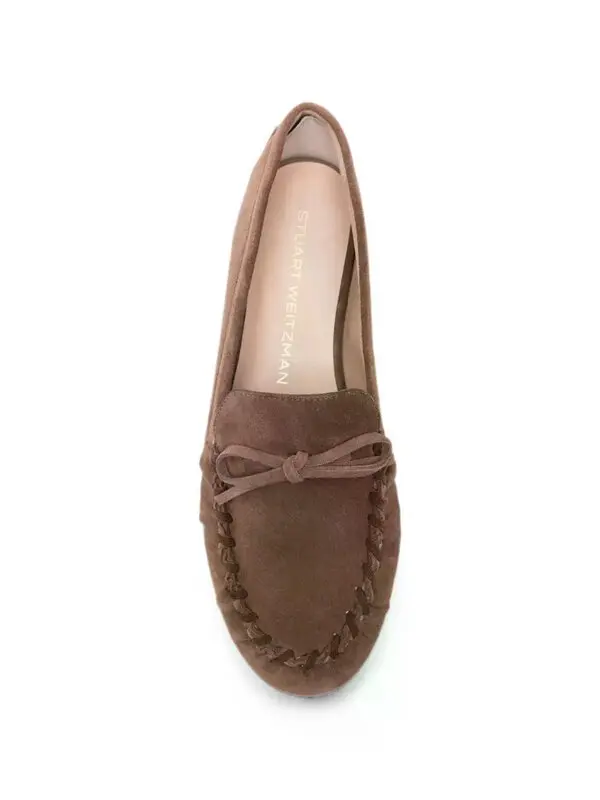 STUART WEITZMAN Bow-embellishment Loafers