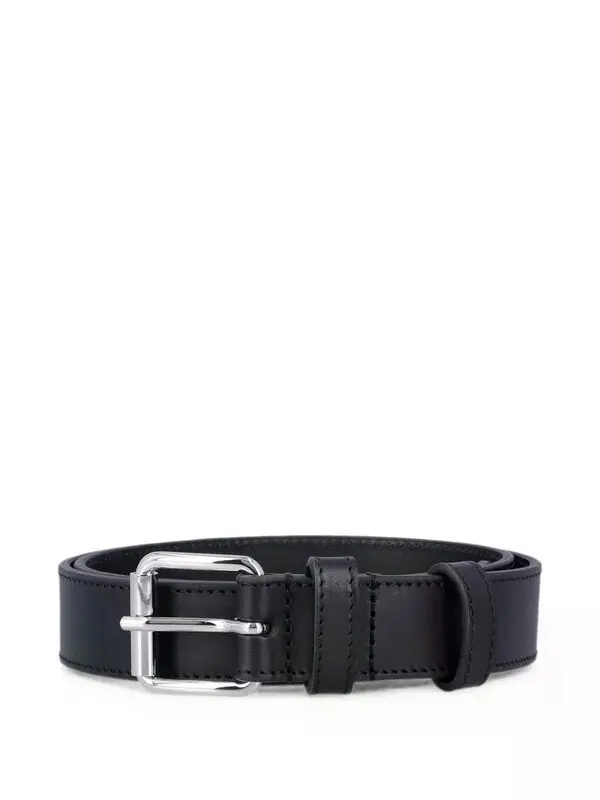 Comme Des Garçons Leather Belt - Black